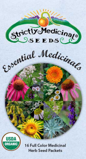 Essential Medicinals, 16 full color medicinal herb seed packets ...